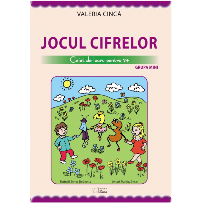 Jocul cifrelor (Invat sa numar) - Caiet de lucru pentru 2+ ani - 978-606-8537-57-3